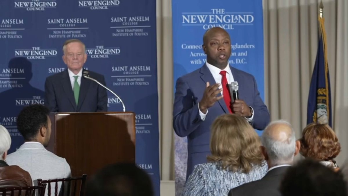 Tim Scott speaks at Politics & Eggs in NH – NBC Boston