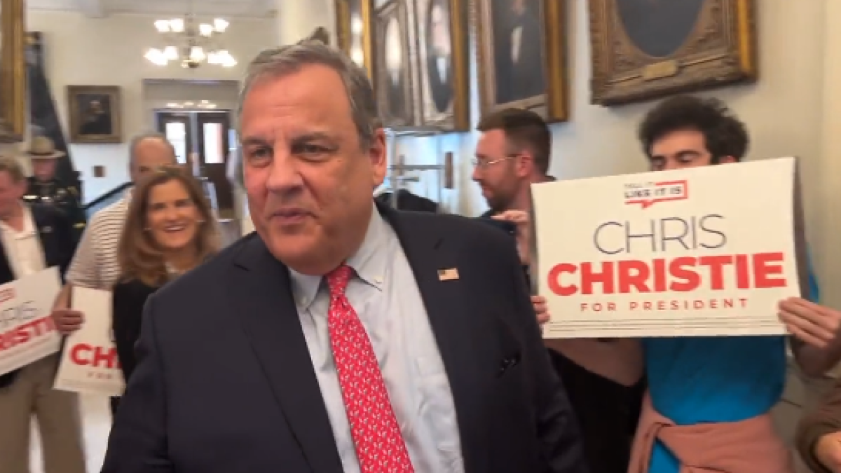 Chris Christie files for NH primary – NBC Boston