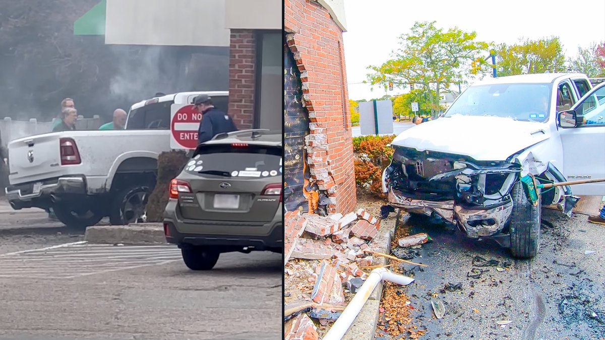 Yarmouth, MA TD Bank-pickup truck crash on Cape Cod – NBC Boston