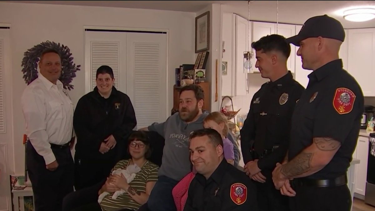 First responders reunited with baby they helped deliver – NBC Boston