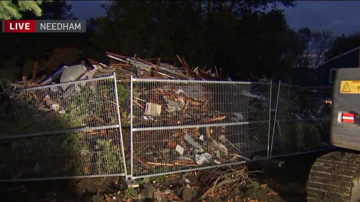 Needham home demolished after gas explosion – NBC Boston
