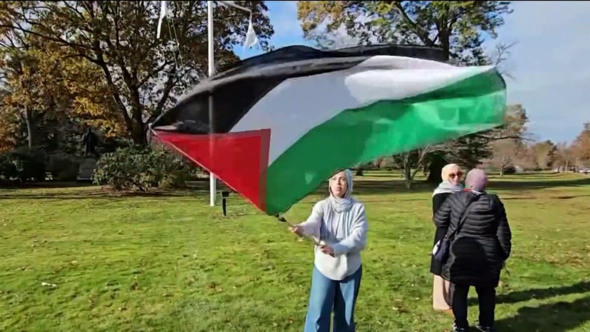 Palestinian flag raised in North Andover – NBC Boston