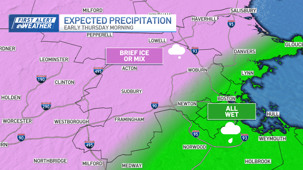 Cooler temps on Wednesday, wintry mix could impact Thursday morning ...