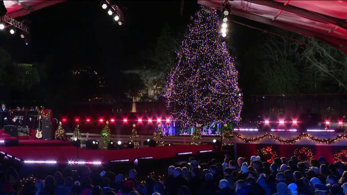 President Biden lights the National Christmas Tree – NBC Boston