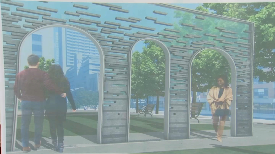 Cocoanut Grove memorial in Boston’s Statler Park – NBC Boston