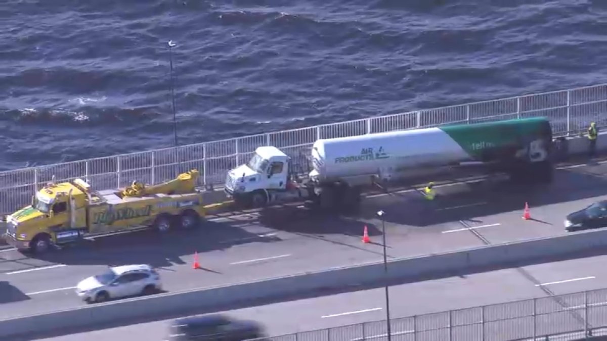 Fall River MA tractor-trailer fire shuts down Braga Bridge – NBC Boston
