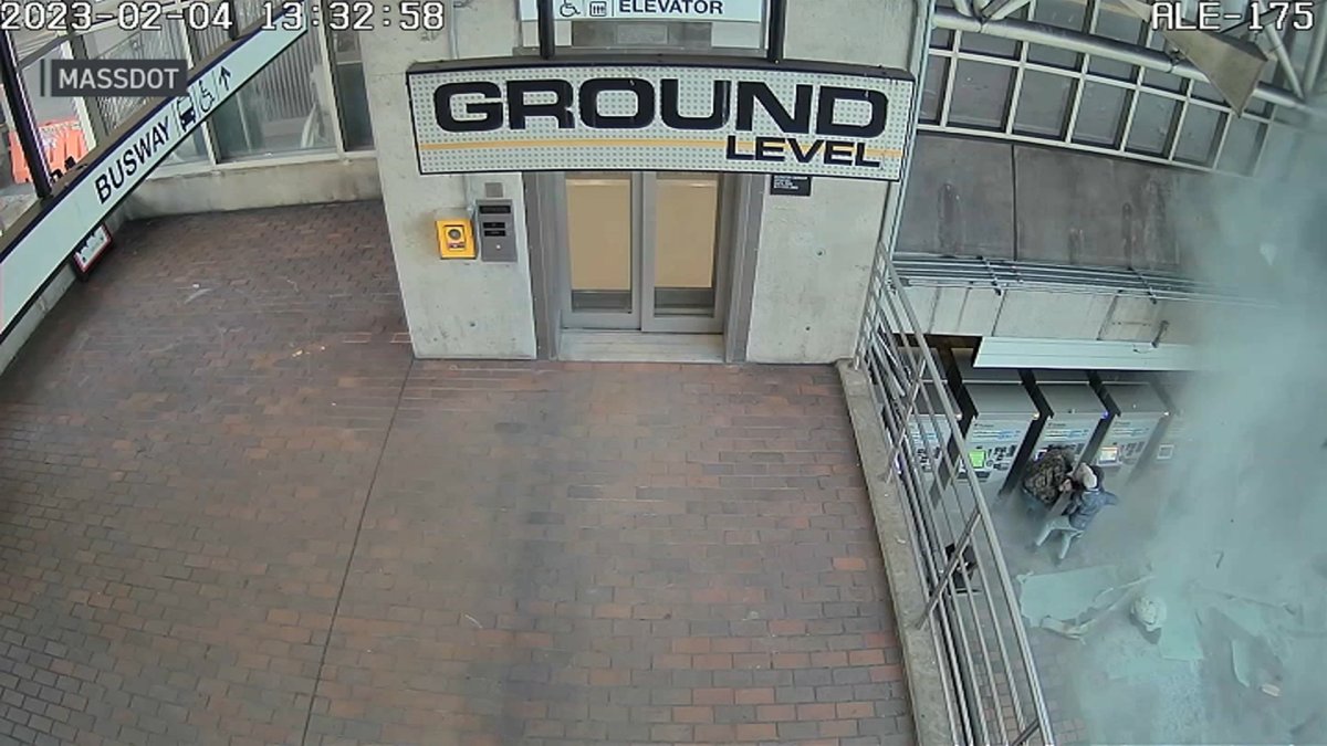 MBTA Alewife parking garage crash surveillance video released – NBC Boston