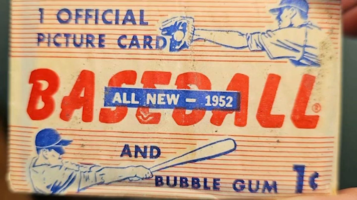Man finds unopened pack of baseball cards from 1952 in Cape Cod house ...