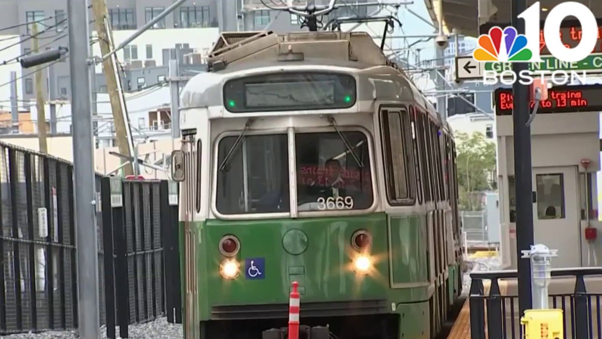 MBTA worker reportedly almost hit by Green Line train – NBC Boston