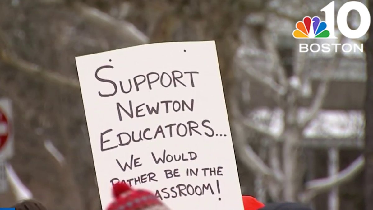 Newton teachers strike for better wages; judge orders them back to work ...