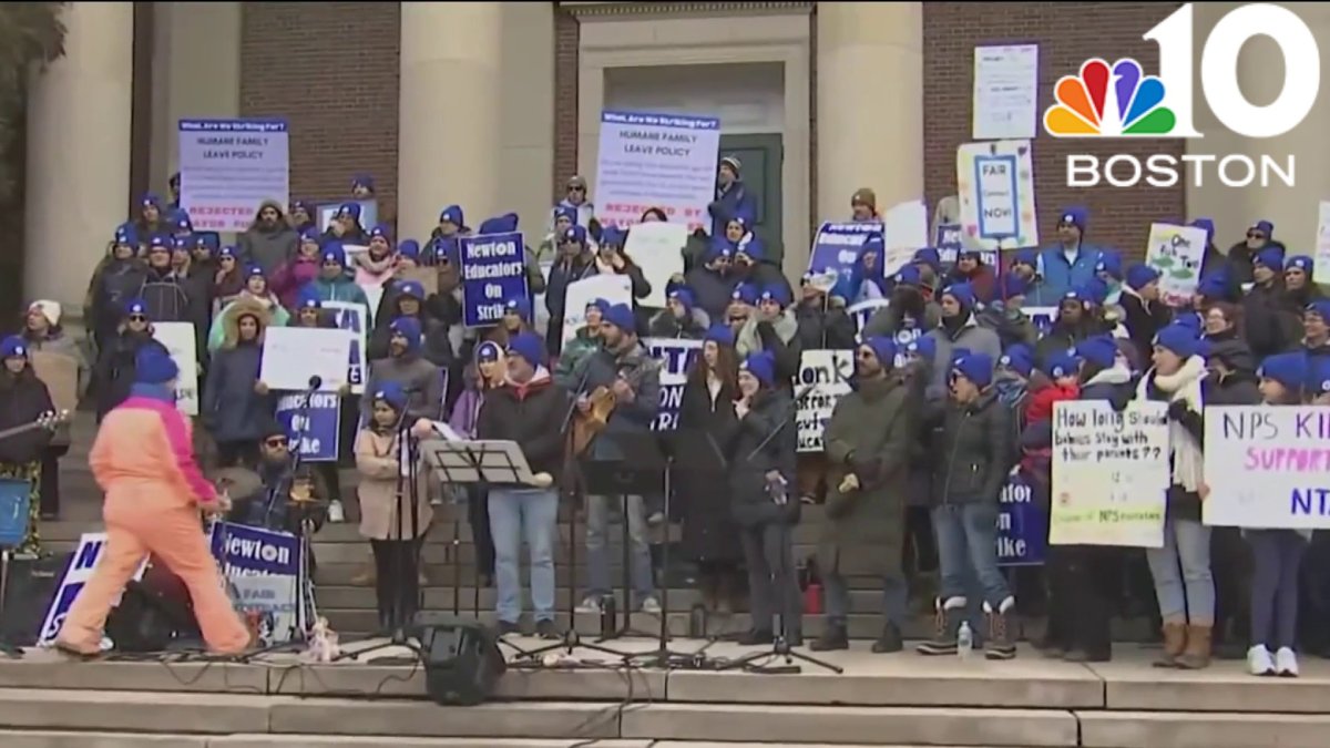 Newton striking teachers face a new lawsuit, controversy – NBC Boston