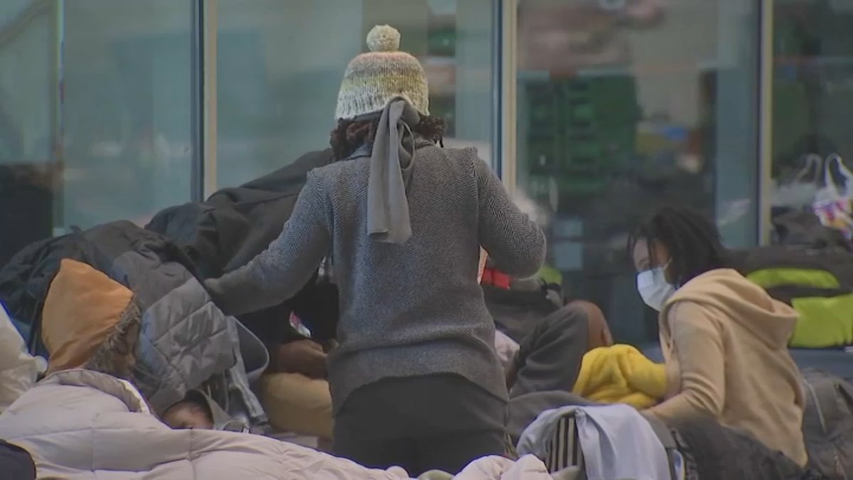 MA migrant crisis: Logan airport becomes temporary shelter for migrants ...