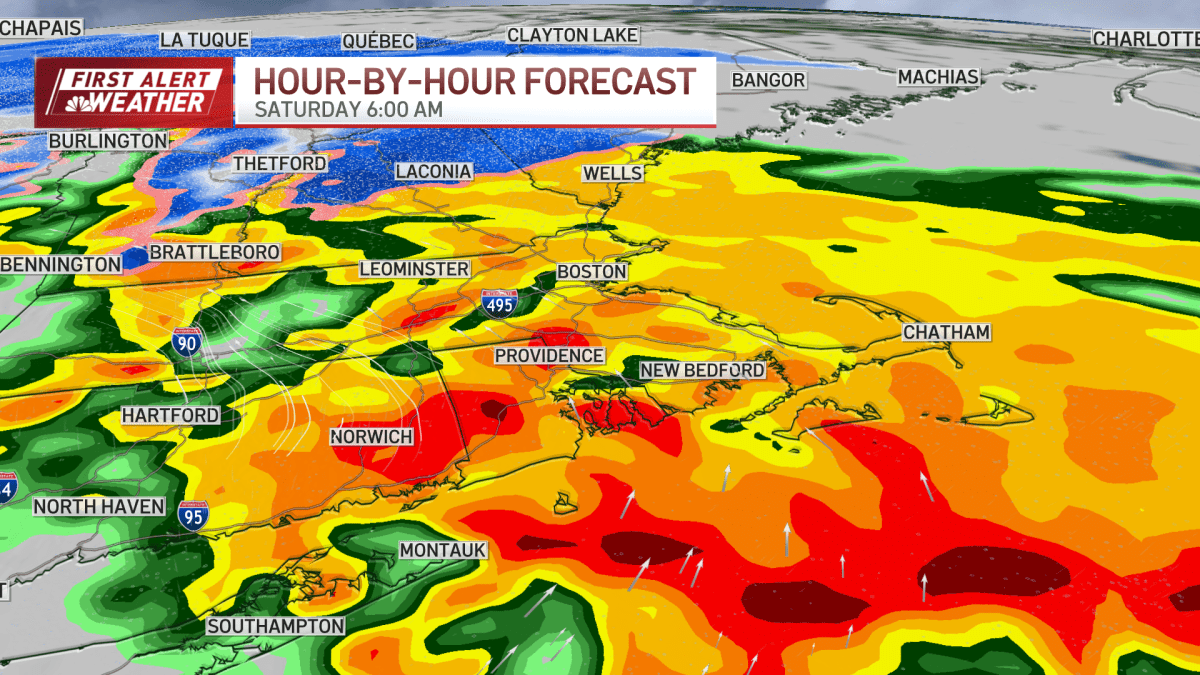 Coastal flood warning in Mass. as powerful storm moves through – NBC Boston