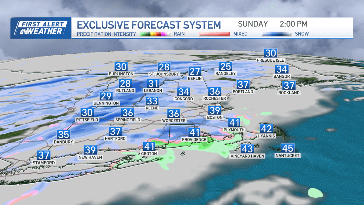 New England Forecast: Cold Front through the Week – NBC Boston