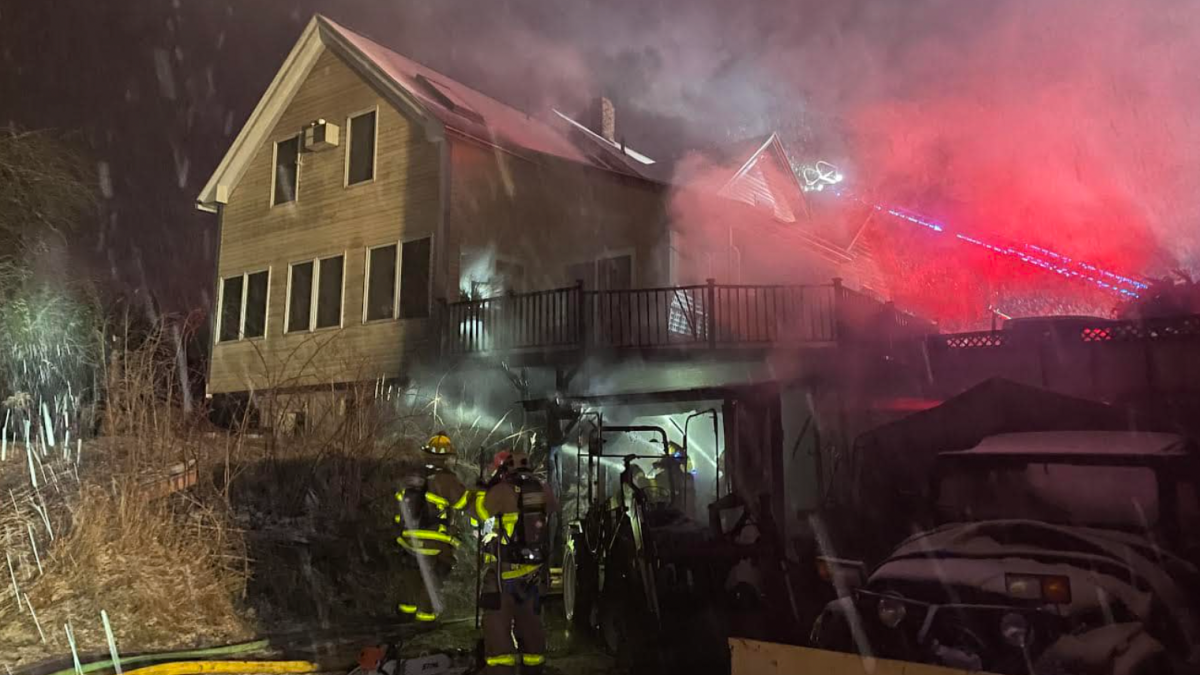 Mass. farmhouse destroyed in late night fire – NBC Boston