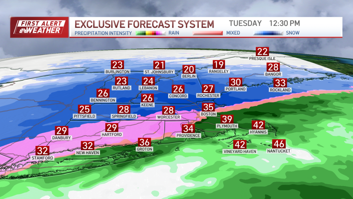 Boston, MA snow changes to mix and rain – NBC Boston