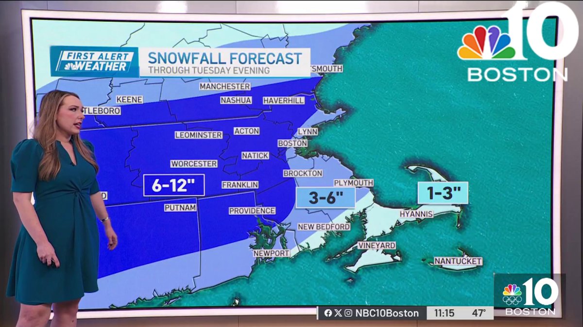 Forecast: Here’s early look at possible snow total’s through Tuesday ...