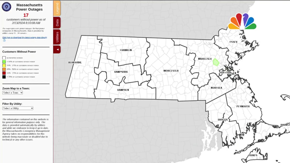 Nor’easter could cause power outages throughout Mass. Here’s how Eversource is prepared – NBC Boston