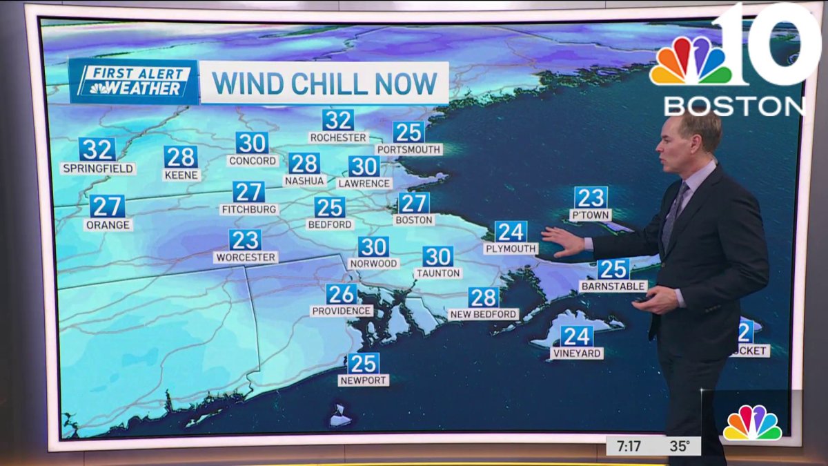 Weather forecast: Watch for icy spots as storm moves out – NBC Boston
