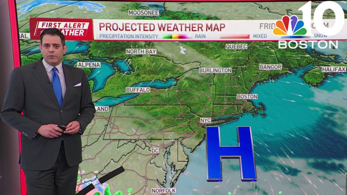 Weather forecast: Cold and windy Thursday – NBC Boston