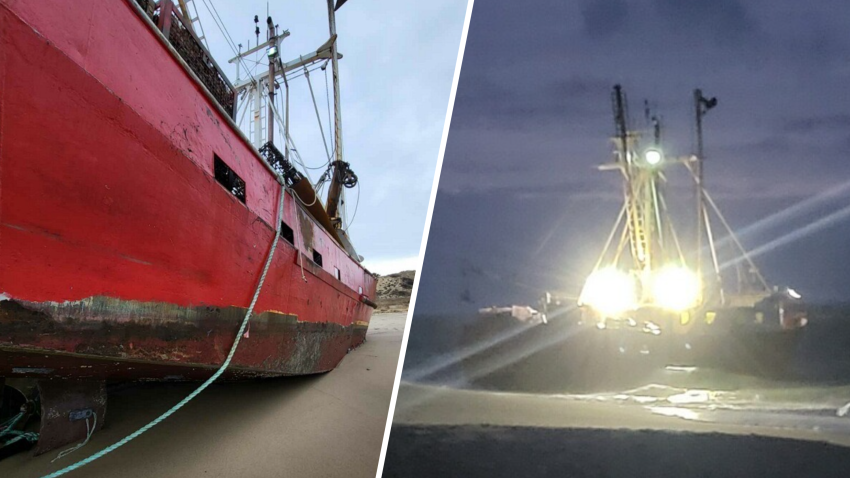 No pollution after fishing boat runs aground in Cape Cod – NBC Boston
