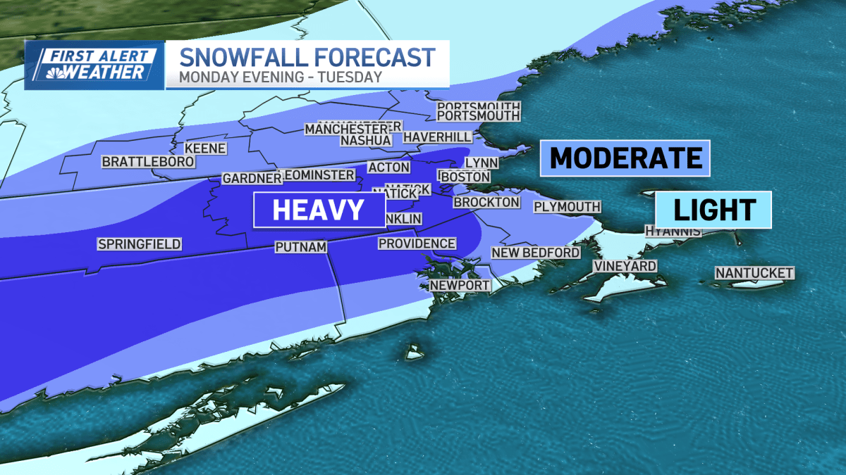 Winter storm snow forecast: Snowstorm on the way to New England on ...