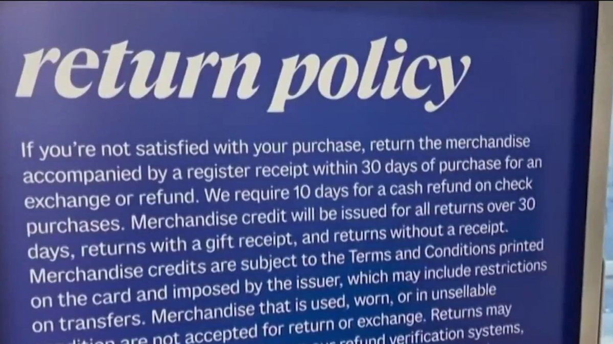Returns fraud is a growing problem for retailers – NBC Boston