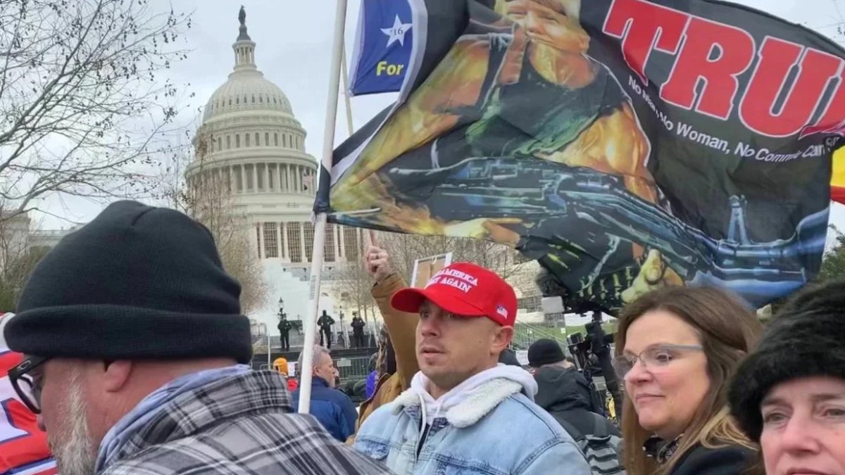 Jan. 6 rioter who carried Trump ‘Rambo’ flag convicted of assaulting ...