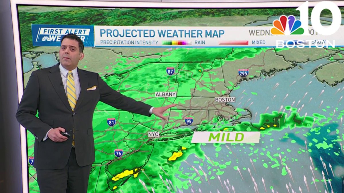 Rainy Tuesday, with high temps in the 40s – NBC Boston