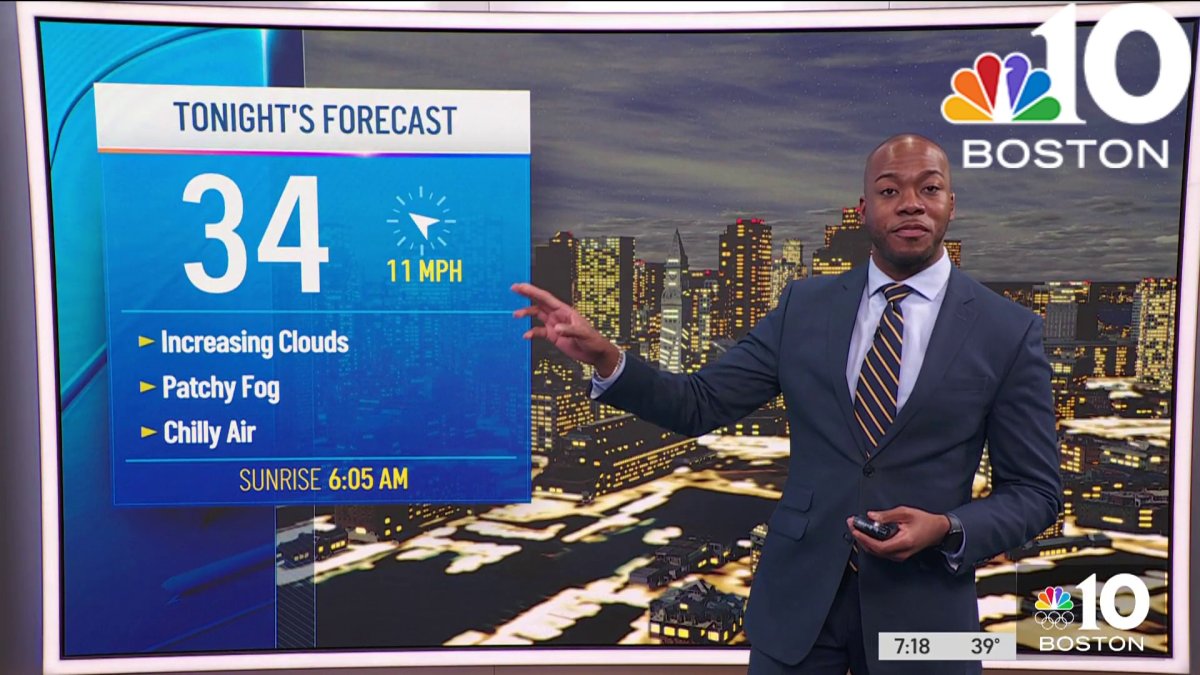 Weather forecast: Lows in the 30s – NBC Boston