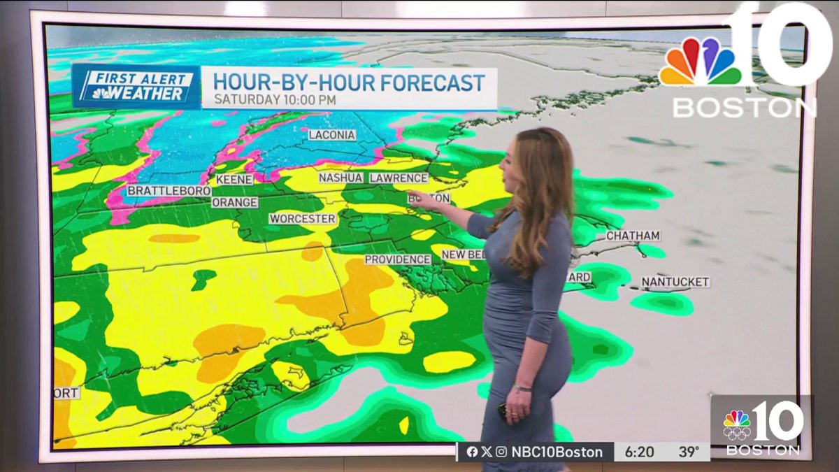 Forecast: Rain develops, wind gusts increase later Saturday – NBC Boston