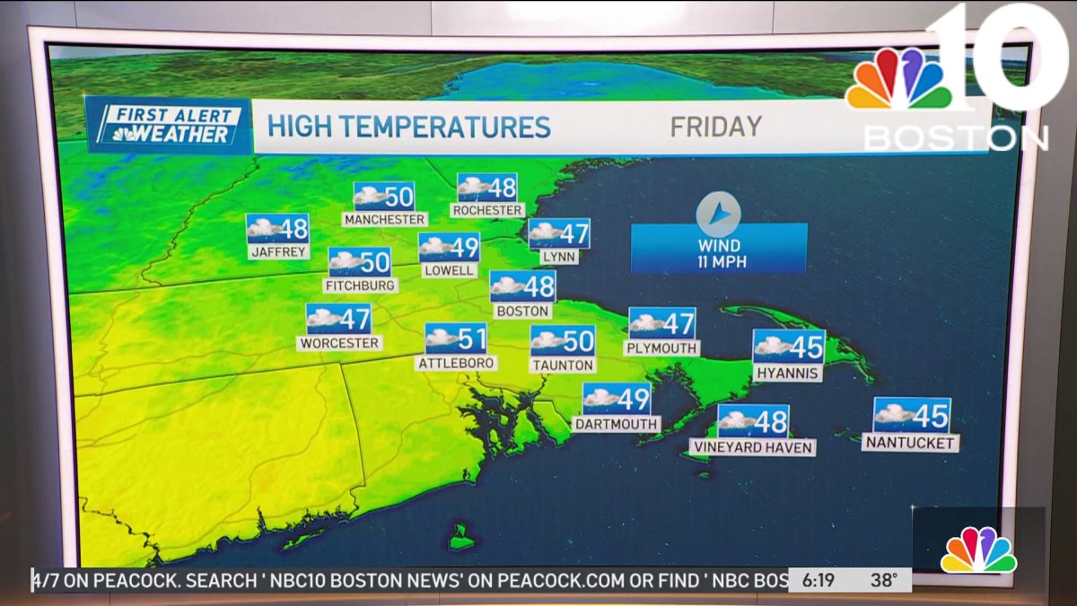 Forecast: Warmup begins Tuesday, continues this week – NBC Boston