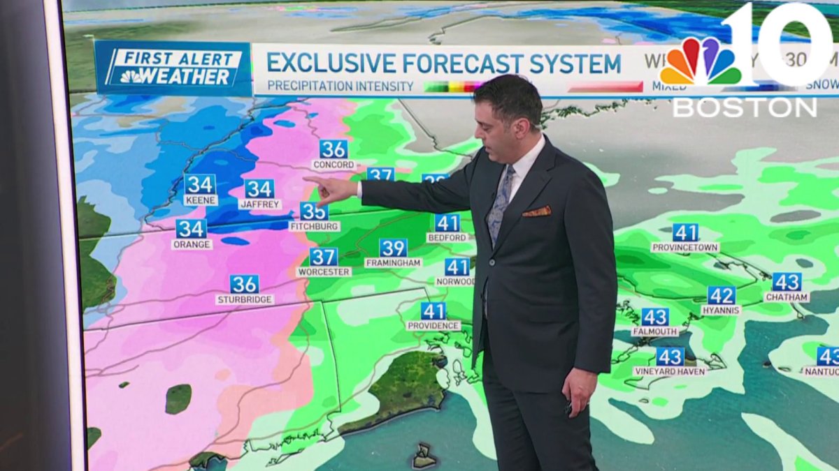 Wednesday is the last day in the 50s for the next 10 – NBC Boston