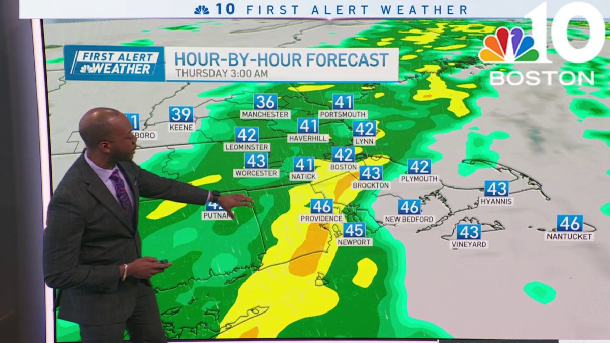 Rounds of rainfall on the way for our region – NBC Boston