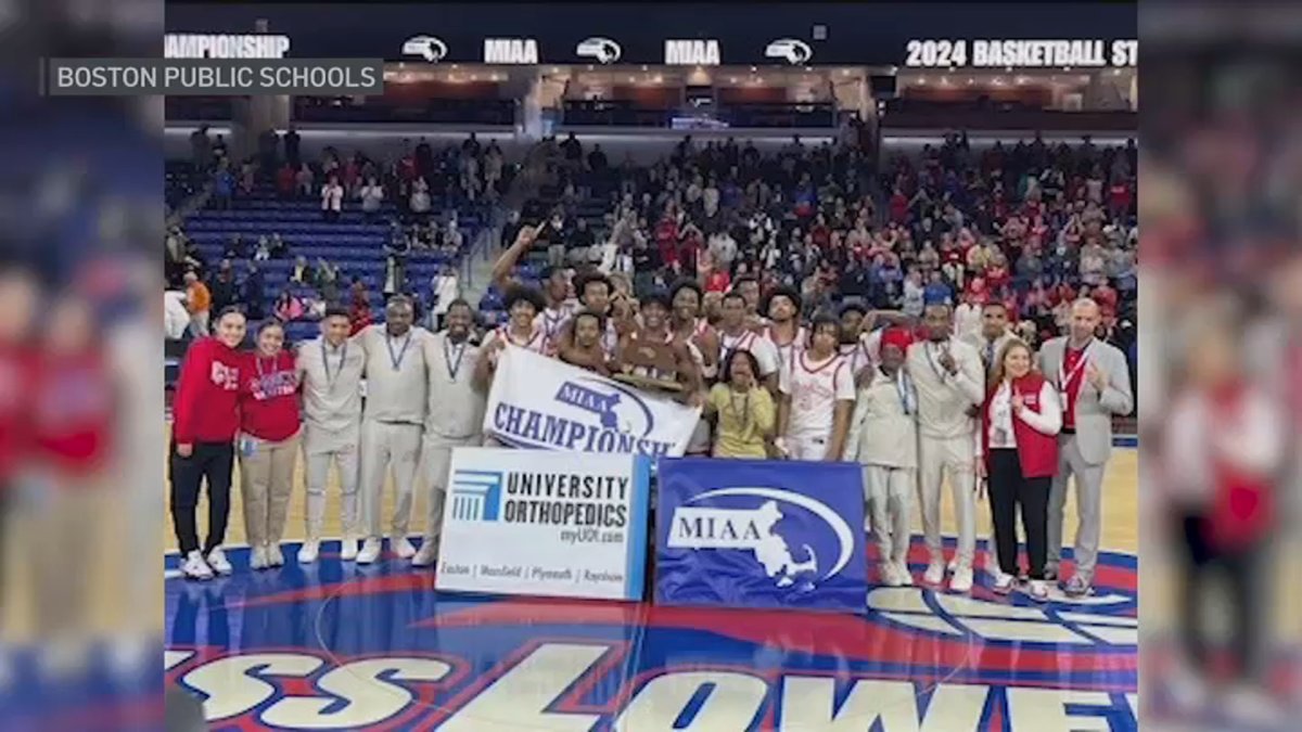Charlestown student-athletes celebrate Division 3 boys basketball title ...
