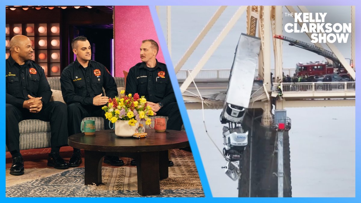 Kelly Clarkson meets Louisville firefighters behind incredible bridge ...