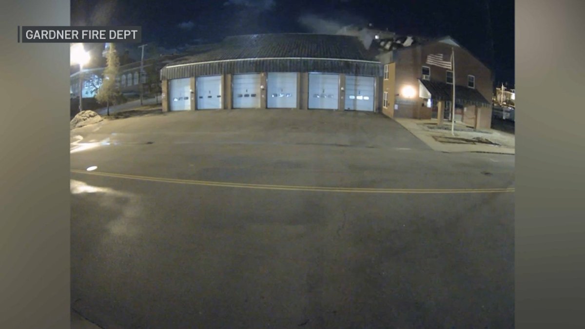 Wind rips off part of Gardner Fire Department’s roof – NBC Boston