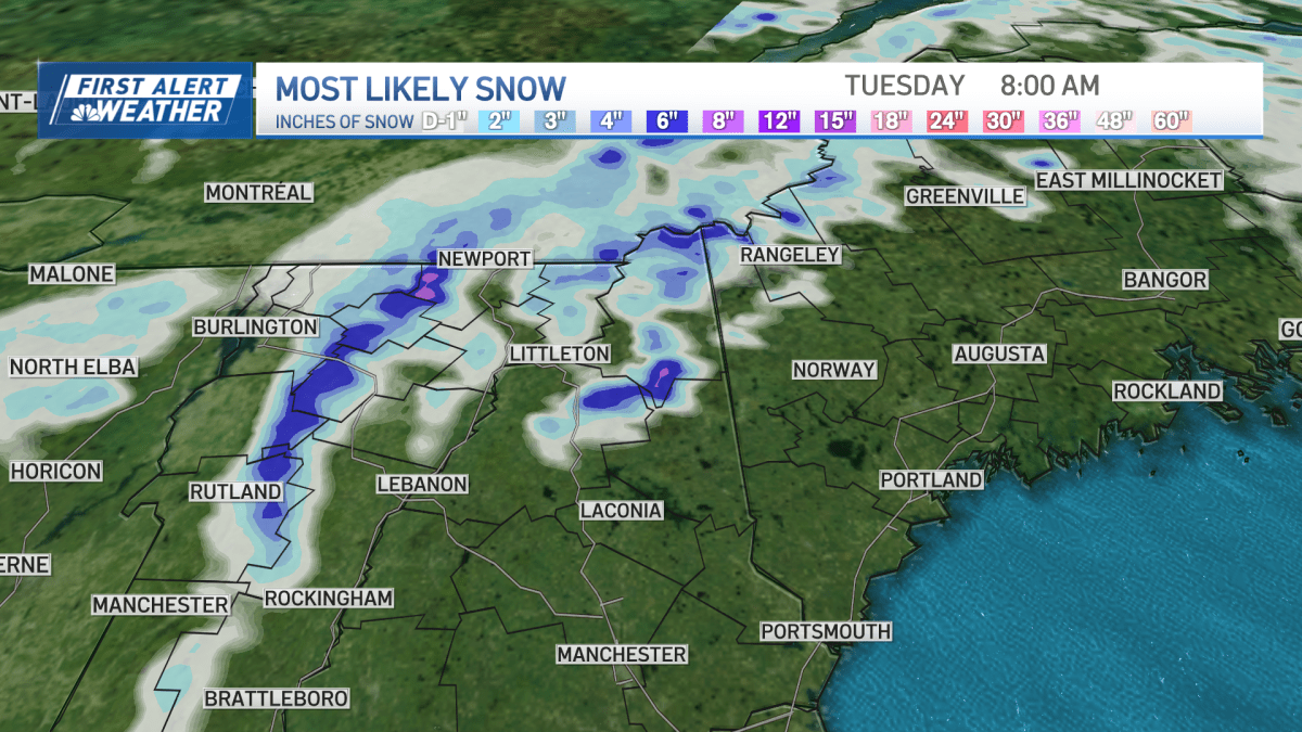 Windy conditions continue, milder air arrives Tuesday – NBC Boston