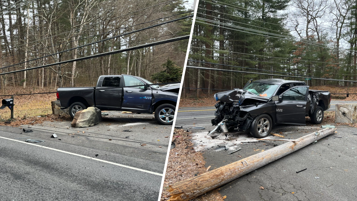 Hudson Road in Stow, Mass. closed after crash – NBC Boston