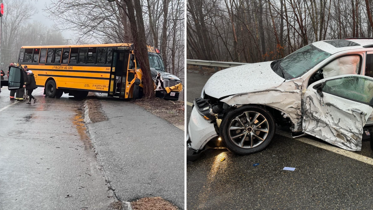 Barre, MA school bus crash: Student hospitalized, driver charged – NBC ...