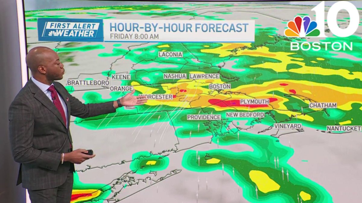 Weather forecast: Temps in the 50s, with periods of rain through Friday ...