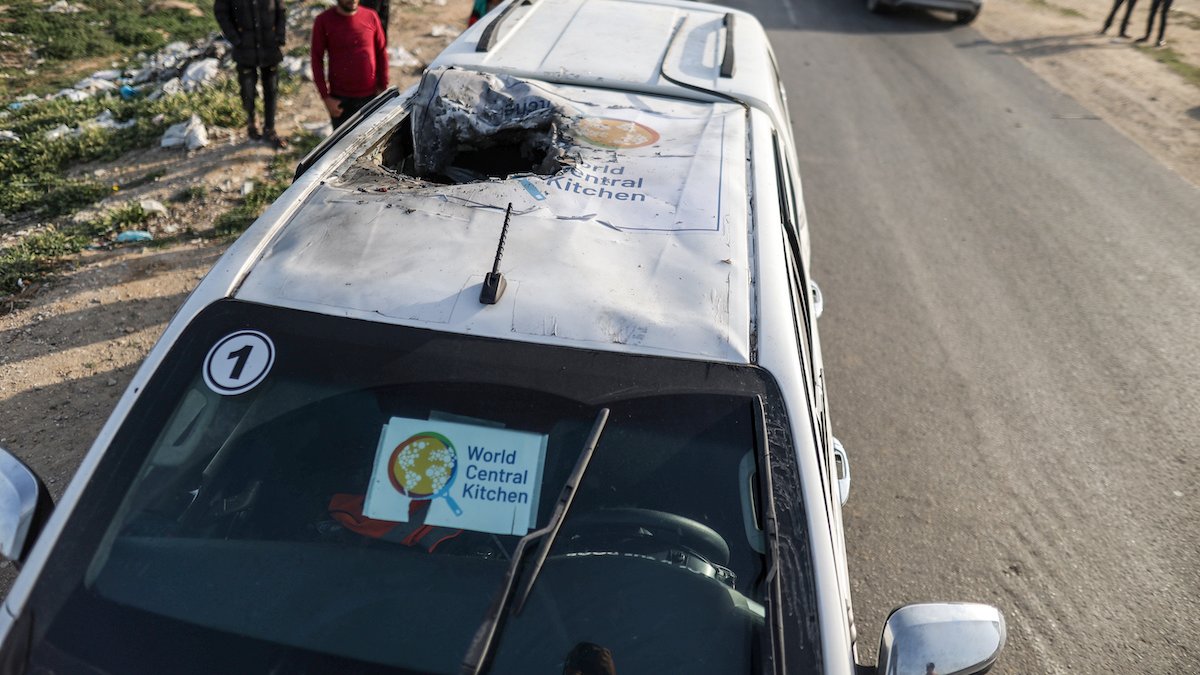 World Central Kitchen foreign aid workers killed in Gaza – NBC Boston