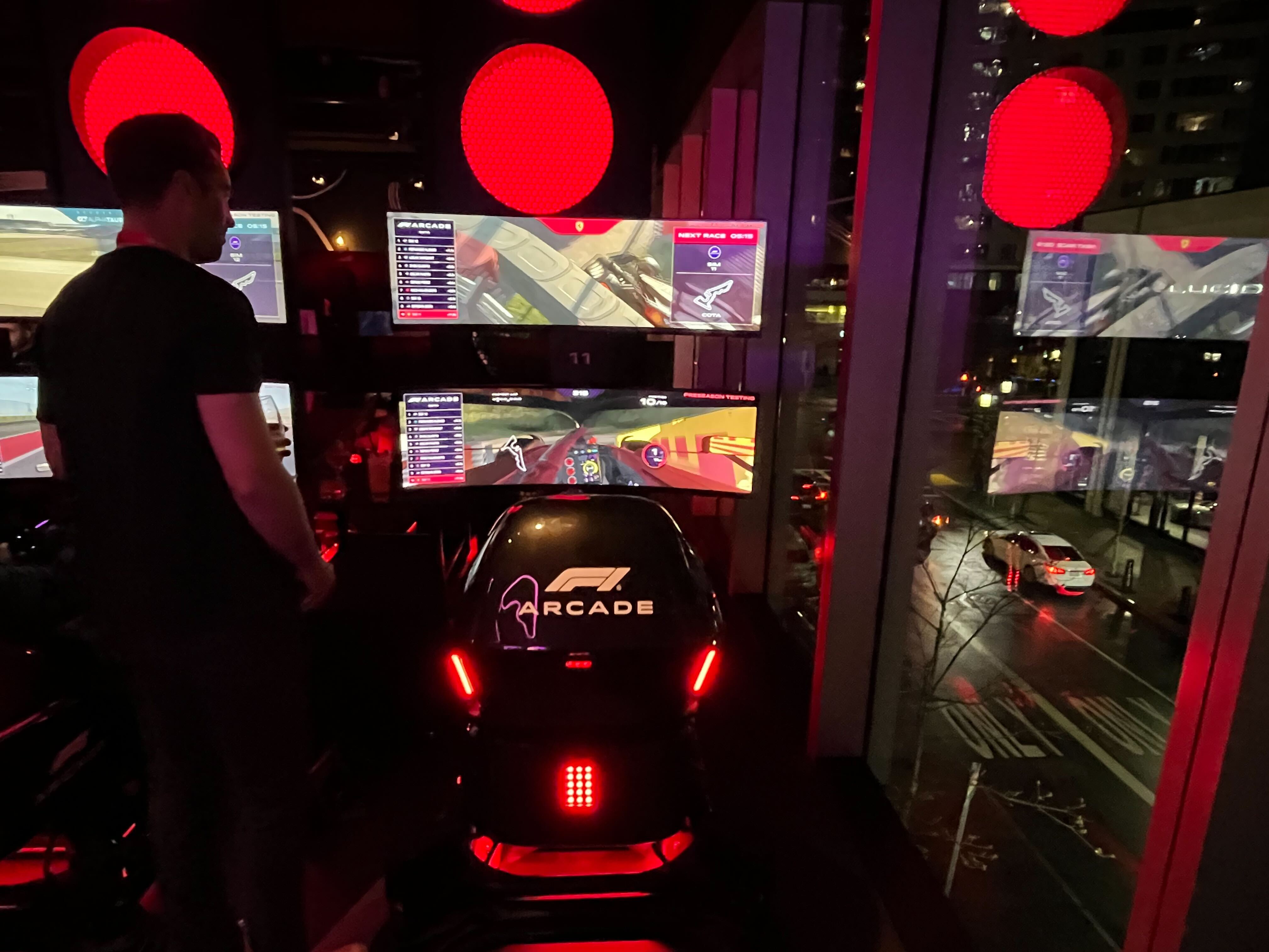 PHOTOS: Inside Boston’s exclusive F1 Arcade Bar – NBC Boston