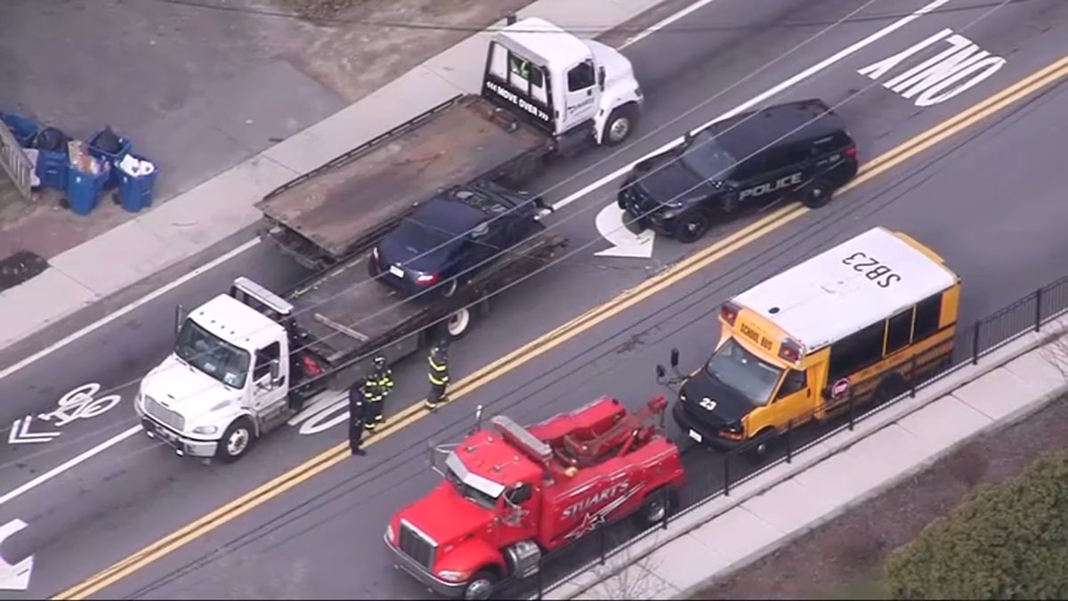 Lowell MA school bus crash leaves 3 injured – NBC Boston