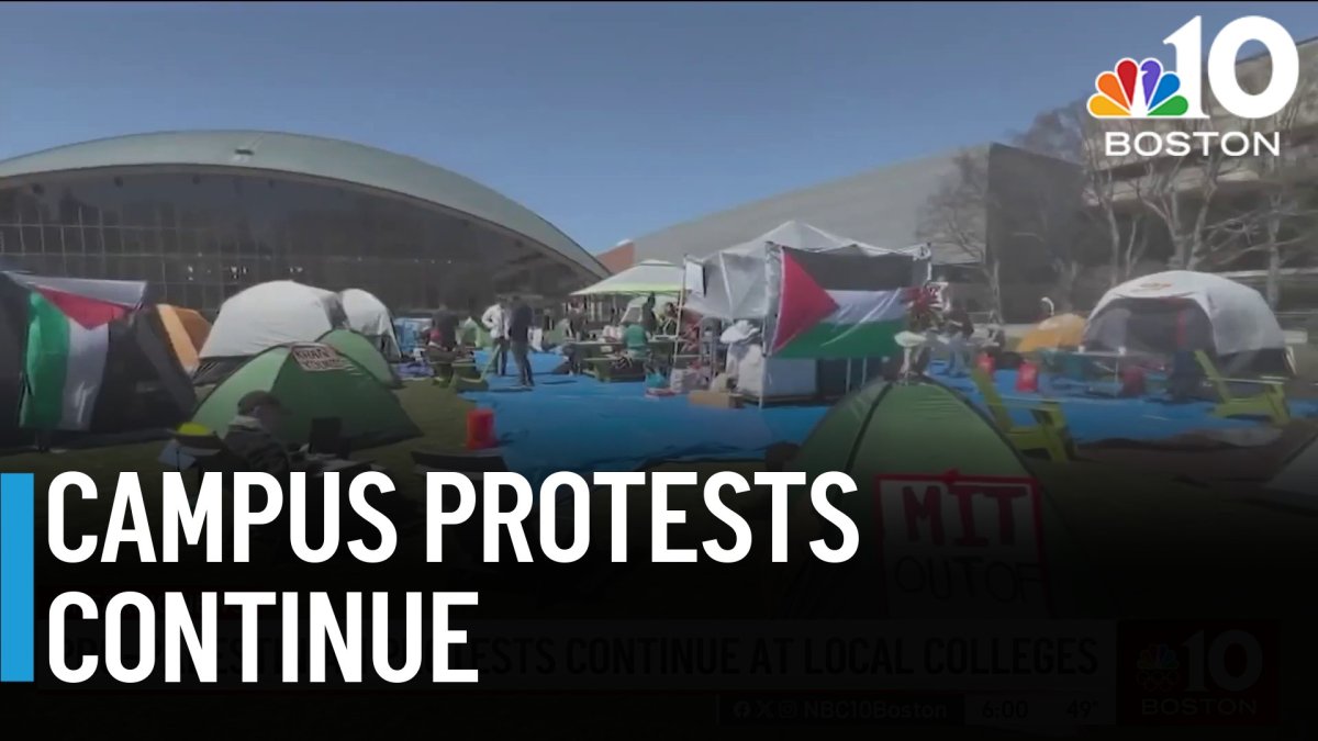 Pro-Palestinian protests continue at local colleges – NBC Boston