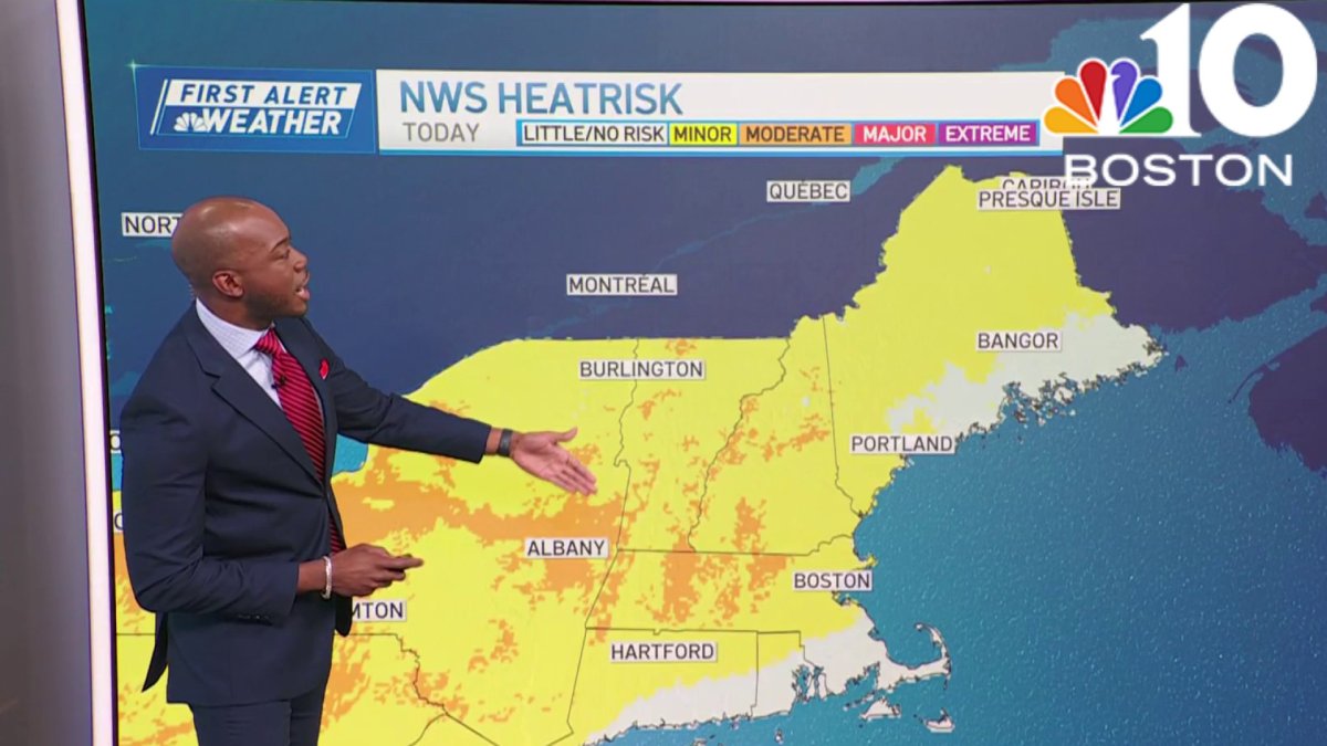 Weather forecast: Highs in the 80s – NBC Boston