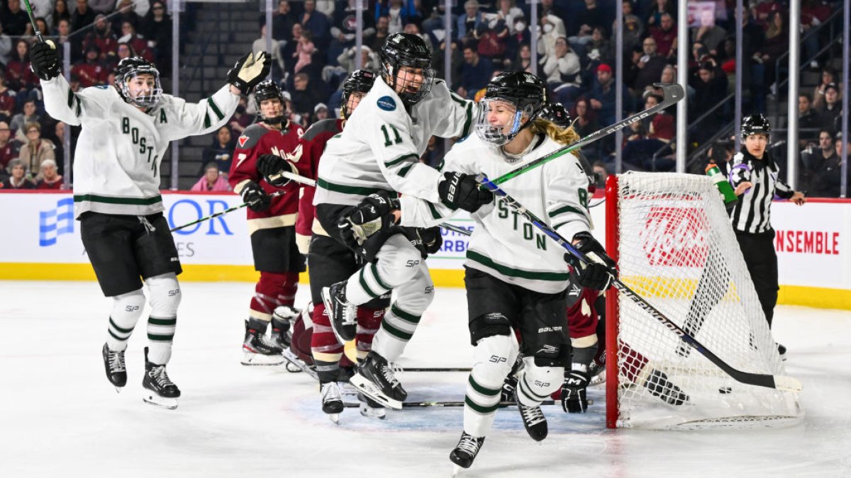 Boston beats Montreal 2-1 in triple OT to go up 2-0 in PWHL semifinals ...
