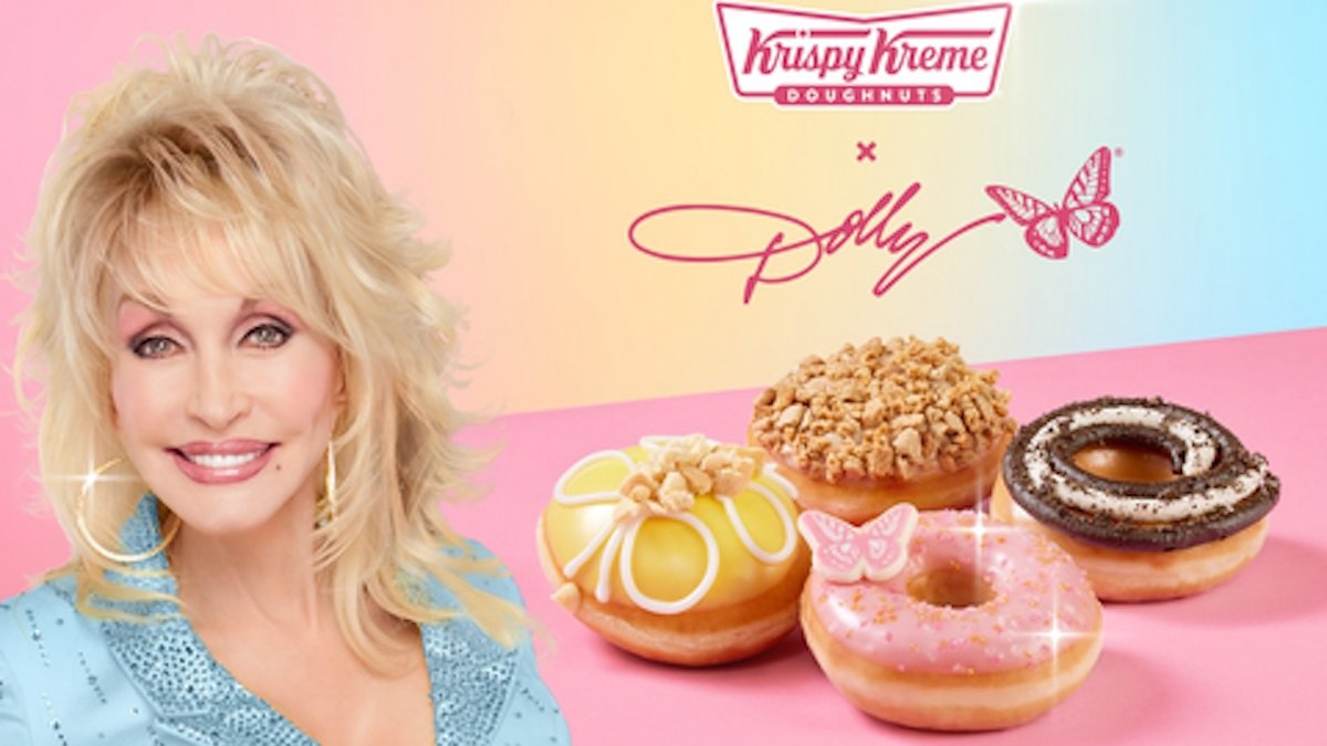 Dolly Parton and Krispy Kreme unveil new ‘Southern Sweets’ doughnut ...