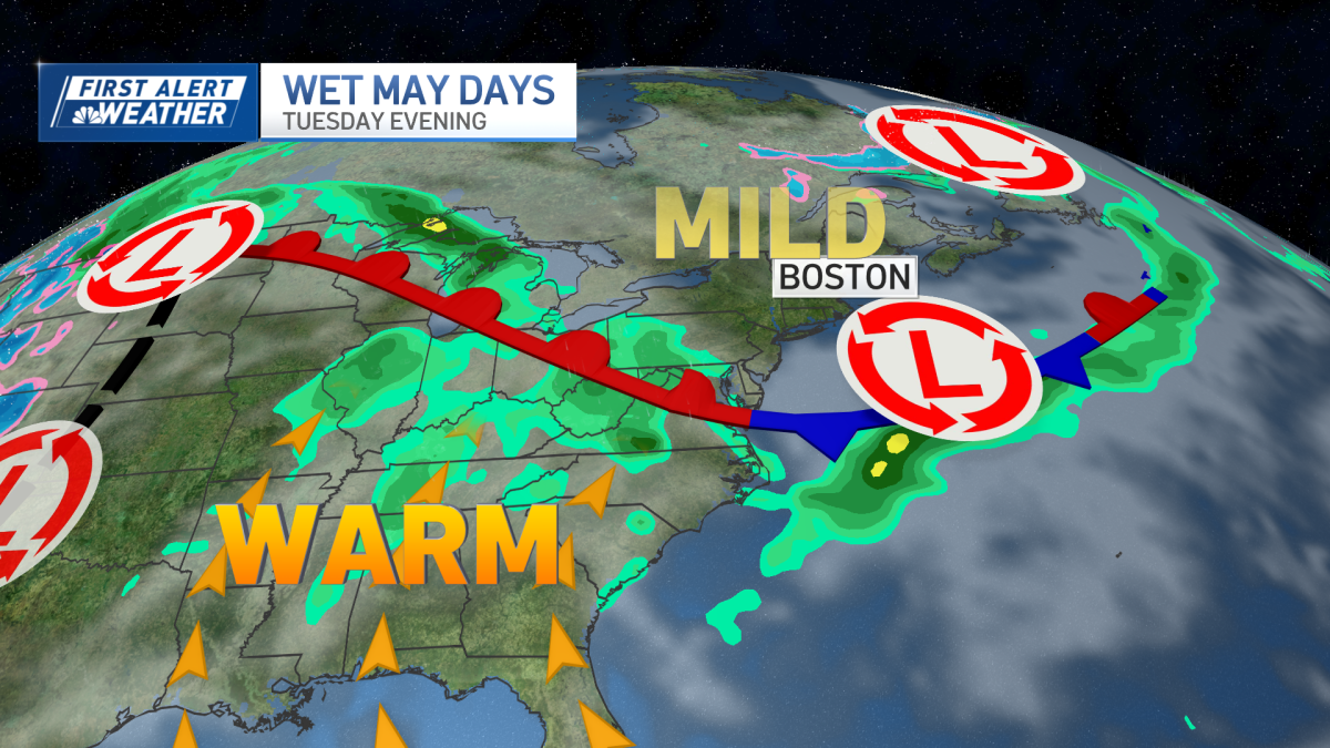Boston forecast: partly cloudy, warm, with rain on the way – NBC Boston