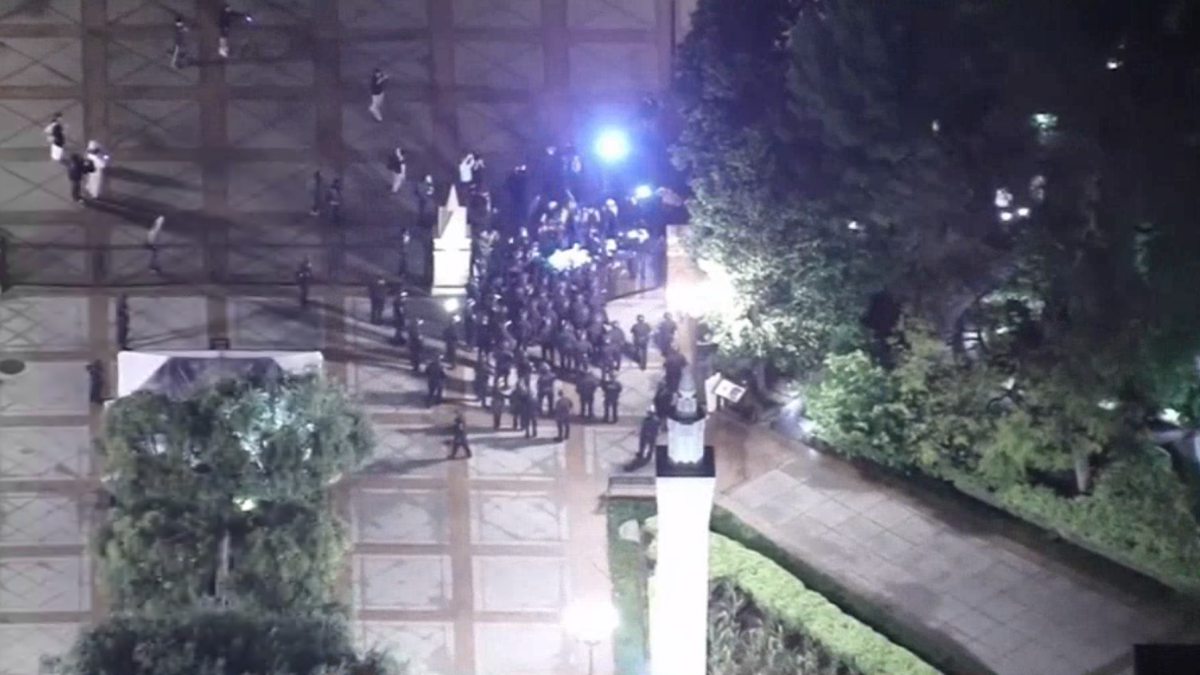 Officers clear USC protest encampment – NBC Boston